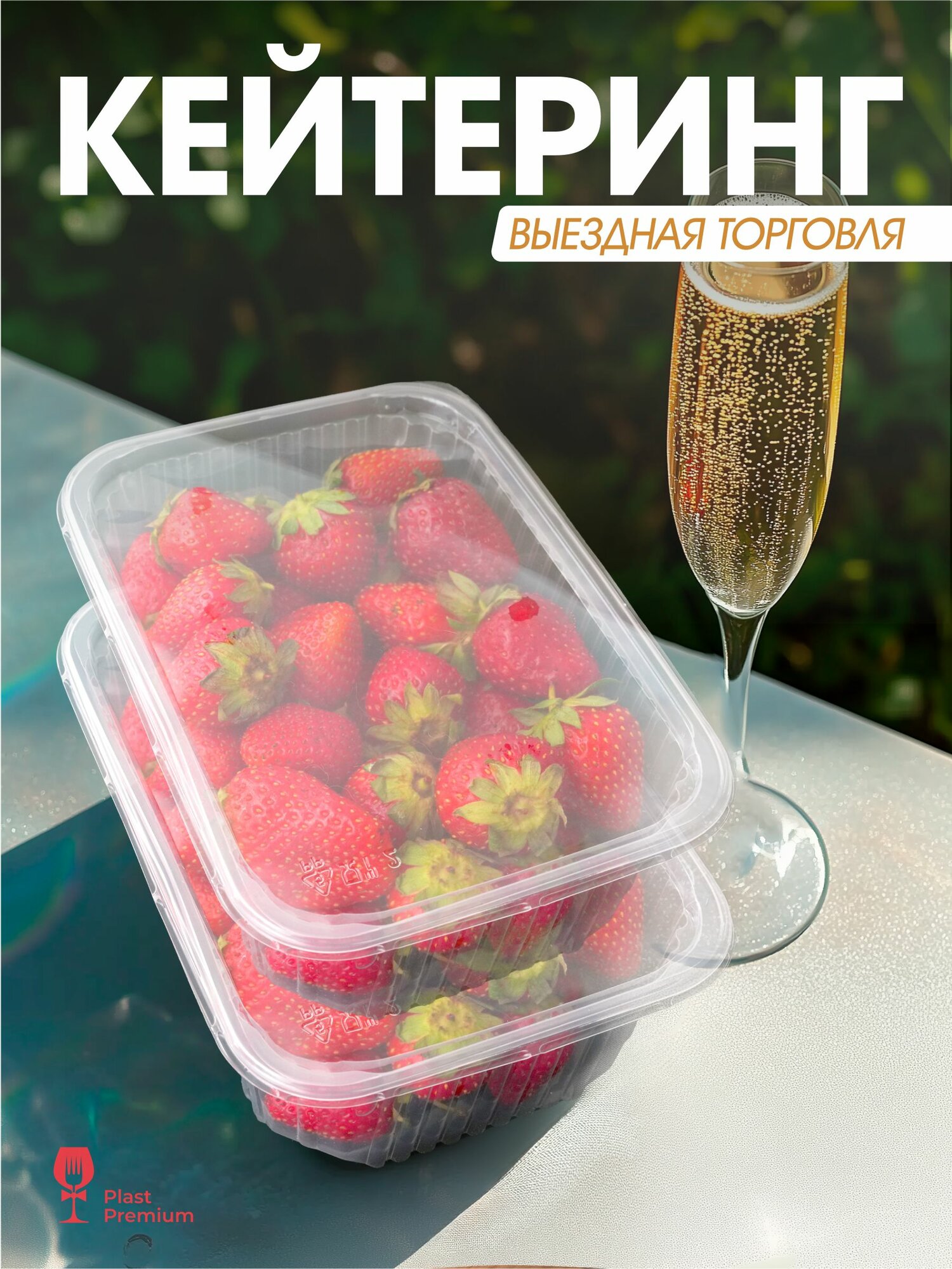 Контейнеры одноразовые с крышкой 750 мл 30 шт для еды и заморозки ягод, пластиковые