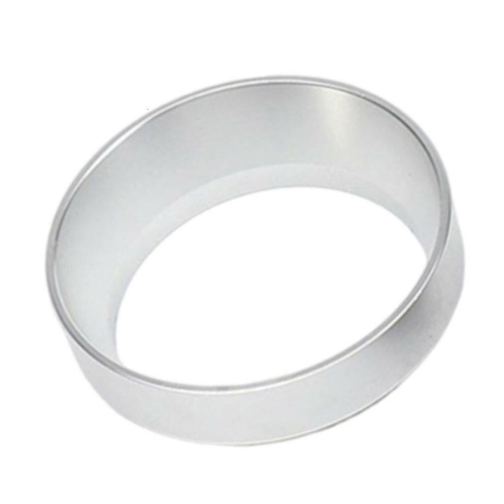 Дозинг-воронка с магнитным утрамбовщиком для эспрессо, Серебро - 53MM