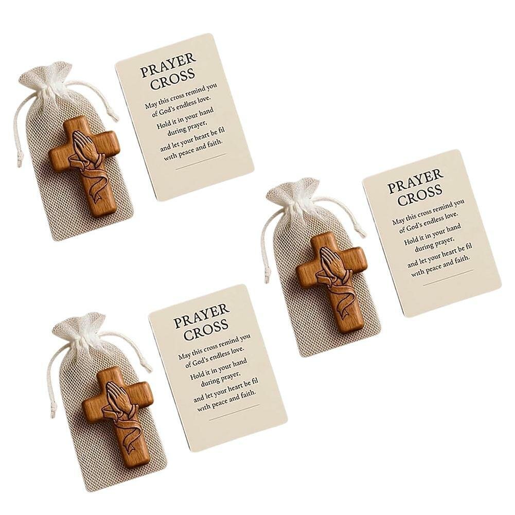 Молящиеся руки, крест