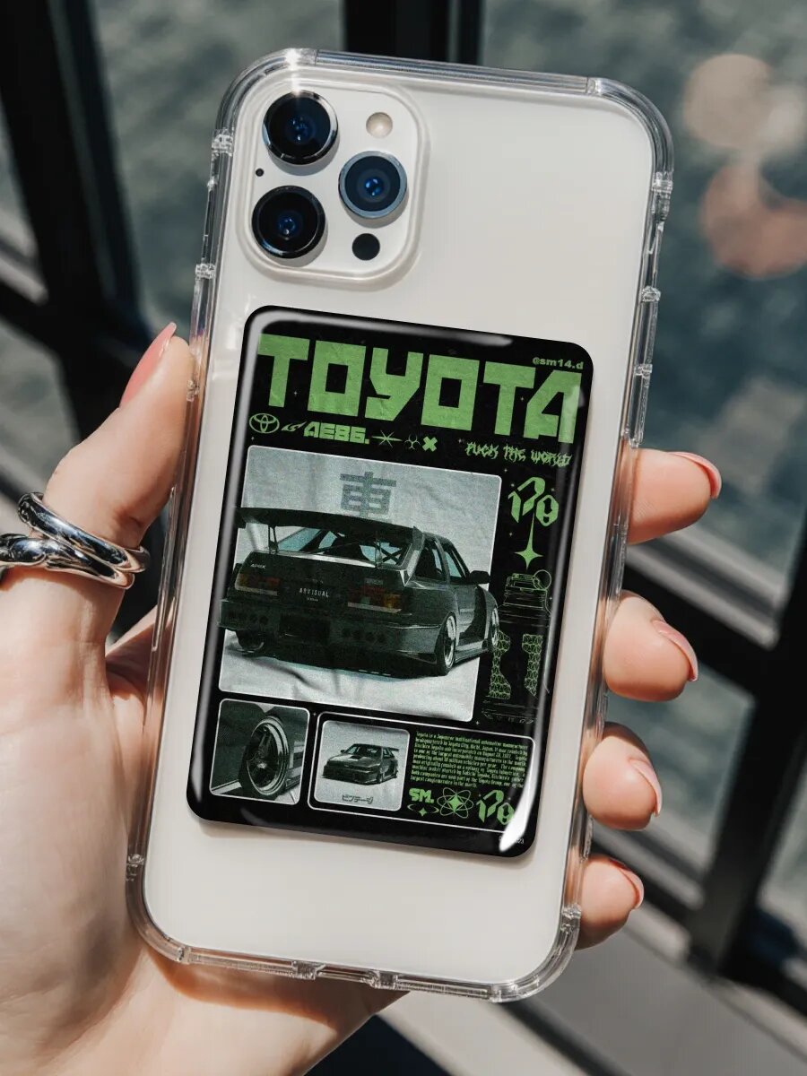 3D стикер на телефон большой Эстетика