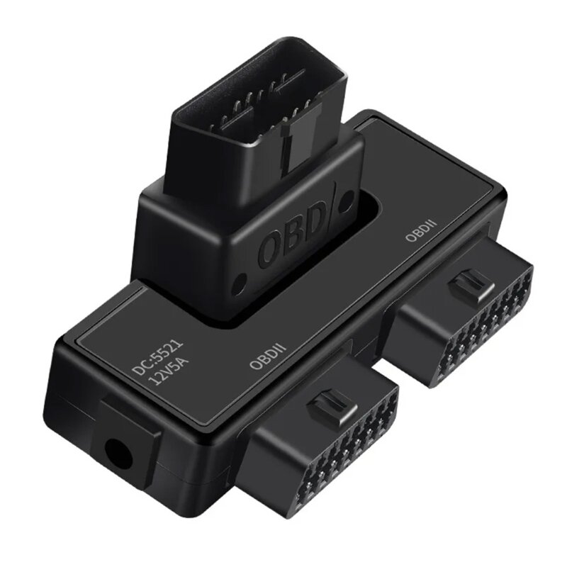 OBD2 одноточечный кабель с двумя переходниками, 16-контактный 16-жильный автомобильный и грузовой универсальный ремень obd new energy obd DC552