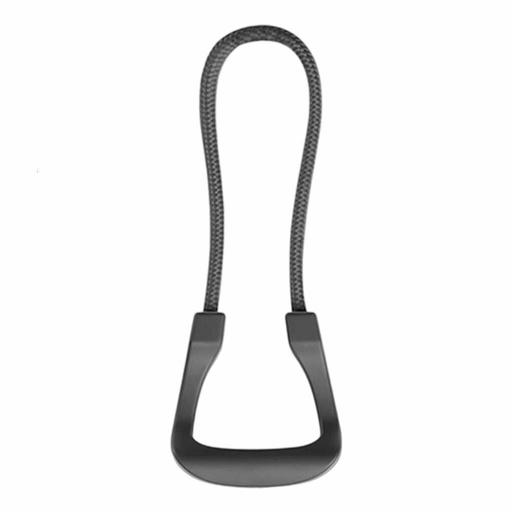 Замена застежки-молнии, черные тяги для сумок, курток, чемоданов, Черный