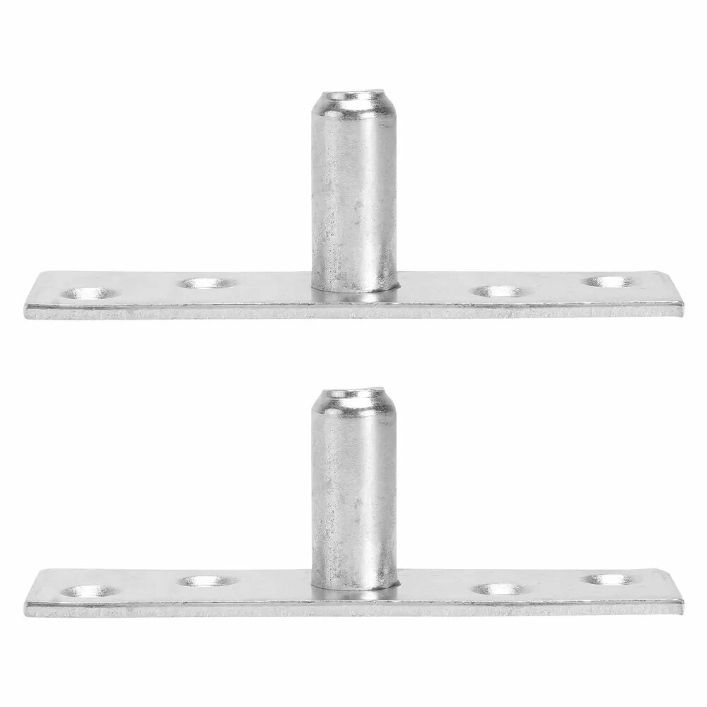 2 шт. фурнитура для раздвижных дверей, колесико, направляющая ролик, дверной стопор для шкафа, нержавеющая сталь 9.5*2.8 см, серебристый