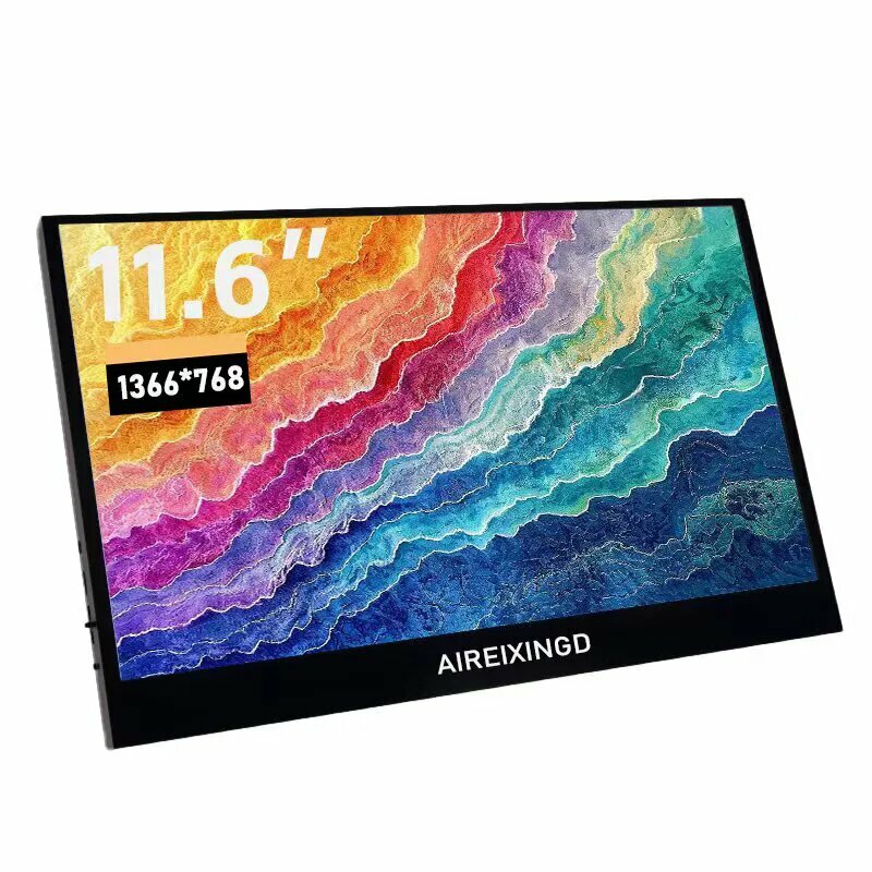 AIREIXINGD 11.6" Монитор 11.6"HD, черный матовый