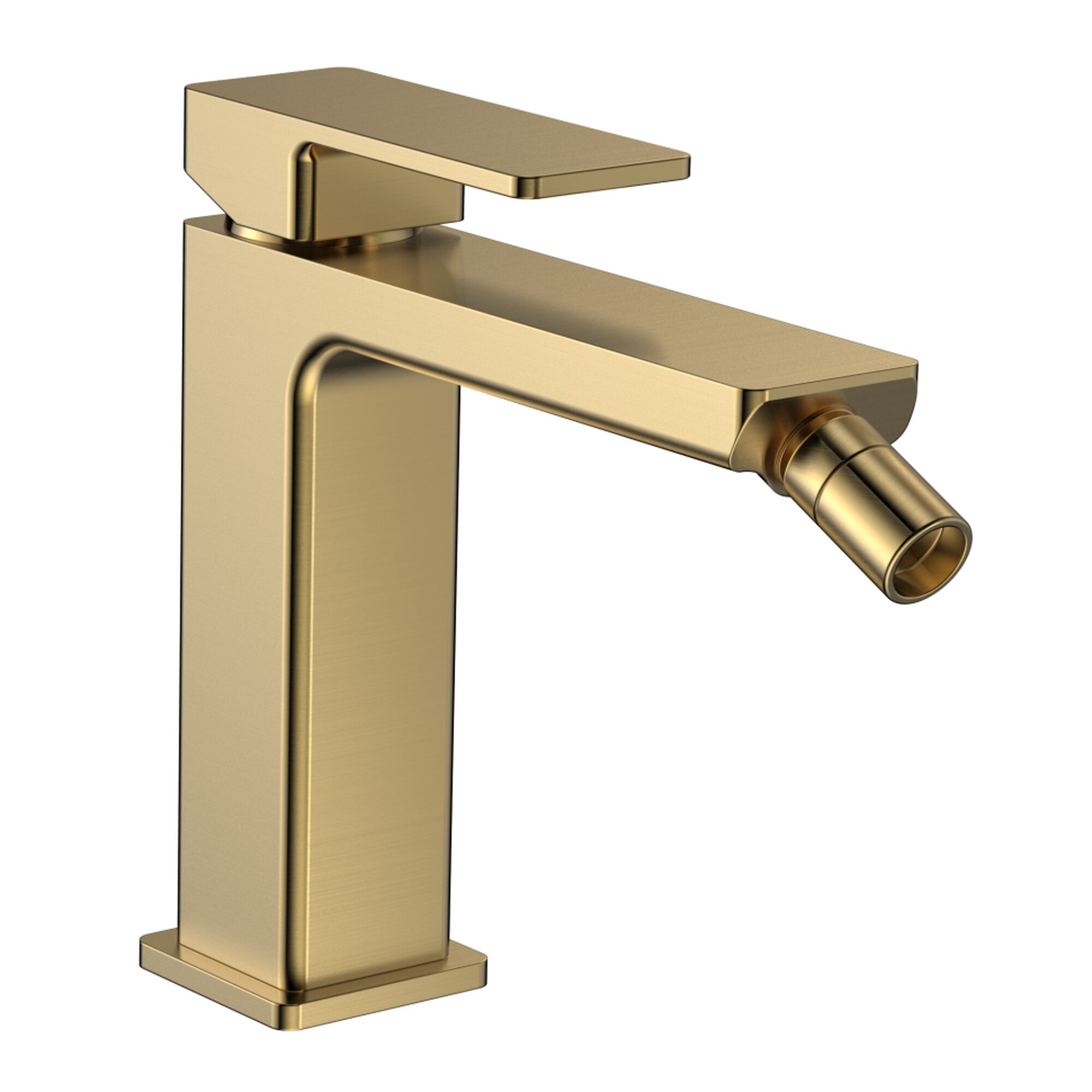 AQM6816BG Savona Смеситель для биде, гладкий, подводка 1/2 ", золото шлифованное