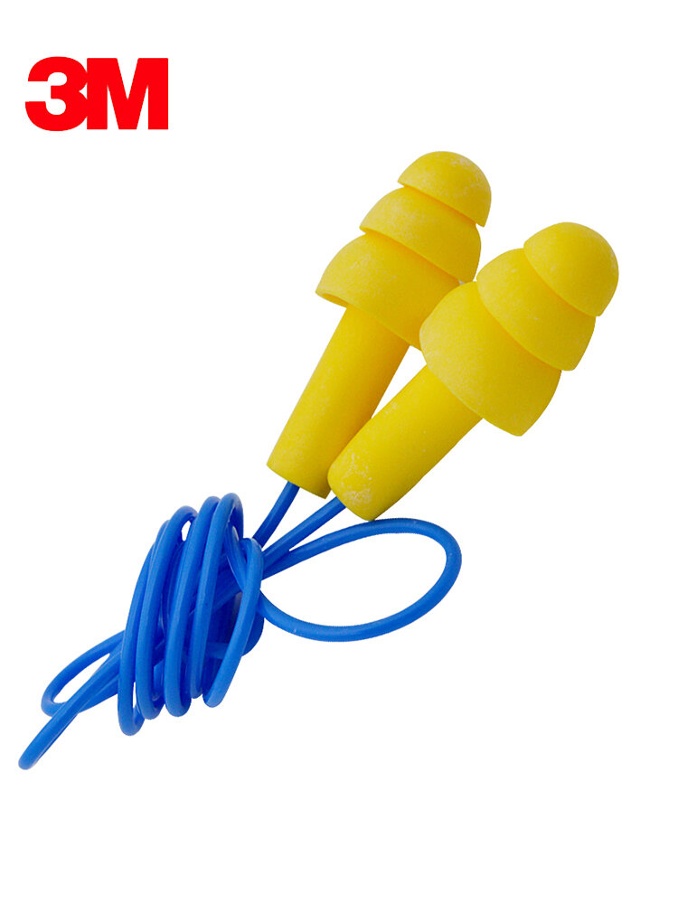 3M4004 Затычки для ушей в форме рождественской елки с шнурком, водонепроницаемые для плавания, шумоизоляционные,
