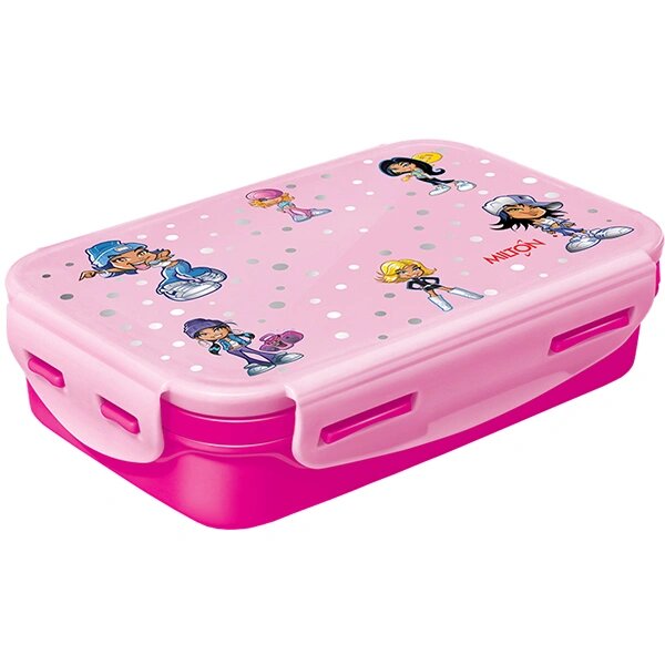 Термо ланч-бокс MILTON Steely Mini DeLuxe 425мл Pink/Pink (ML37303-PP)