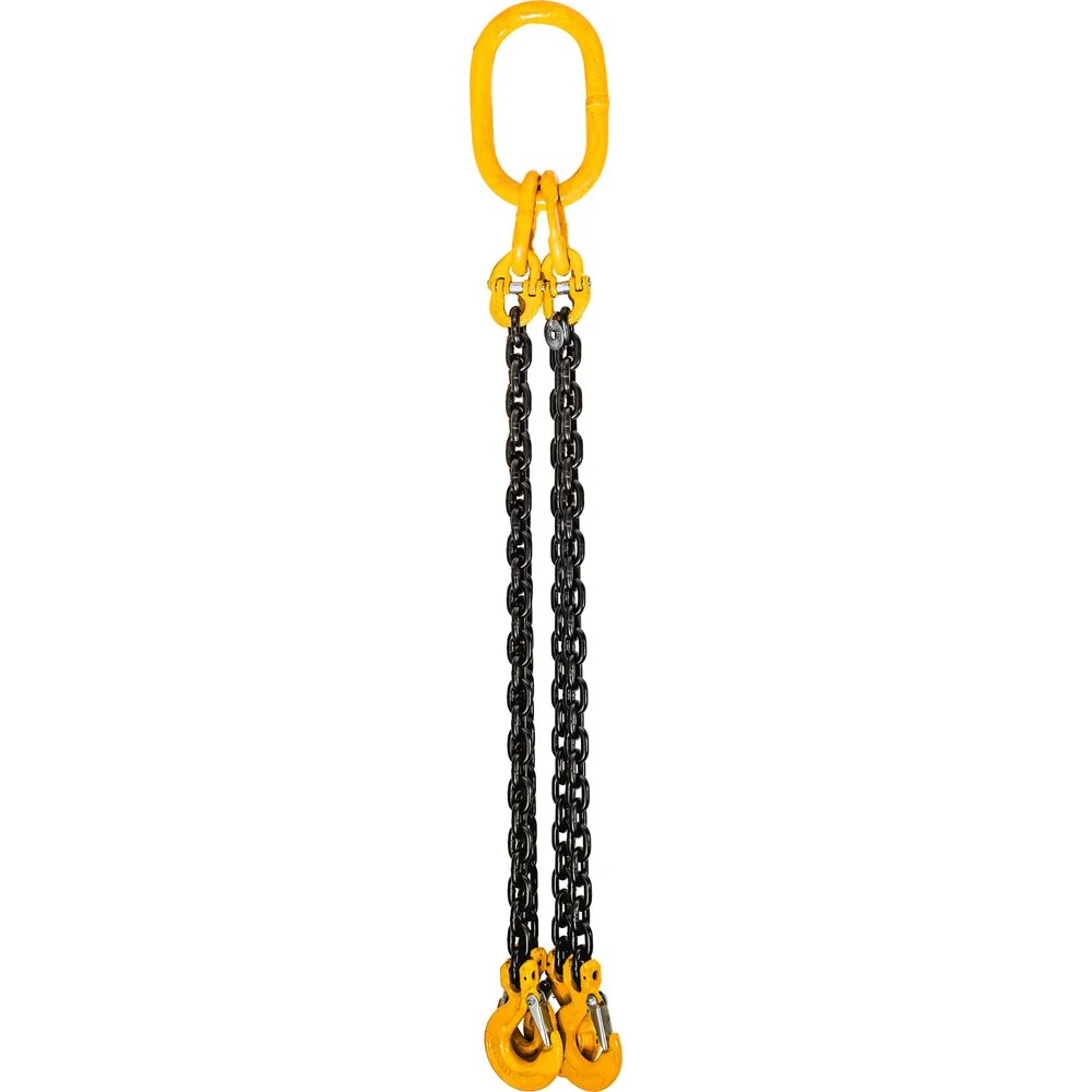 Цепной четырехветвевой строп 4СЦ 2,4т 1,5м арт. Gigant 4CS2415 из прочной углеродистой стали с износостойкостью