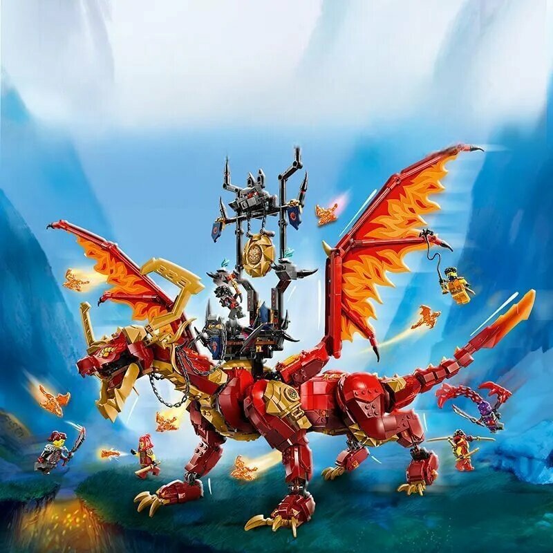 Конструктор Ninjago 71822 Исходный Дракон Движения / 1716 деталей