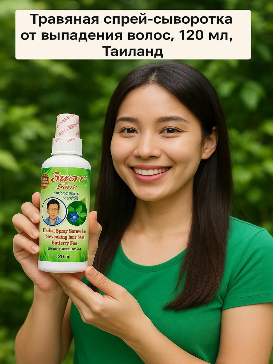 Сыворотка для волос, спрей от выпадения волос травяная, 120 мл