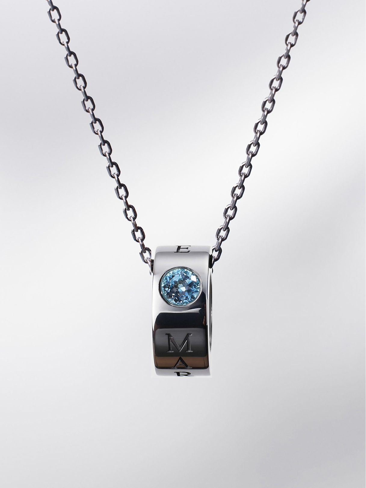 Подвеска, серебро, 925 проба, родирование, Лондон топаз