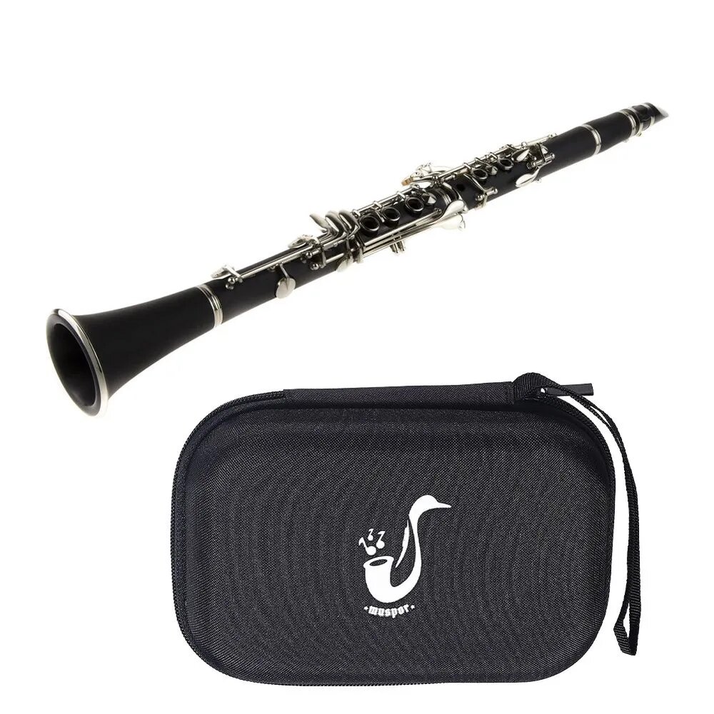 Чехол для тростей саксофона и кларнета, водонепроницаемый, 20 ячеек, черный