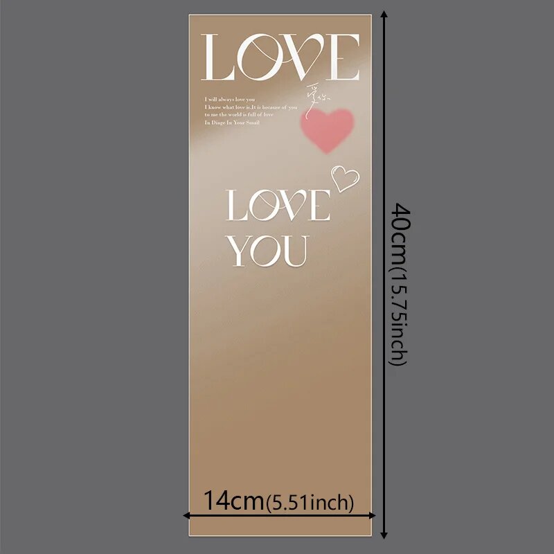 Любовь Прозрачные розы, упаковочные пакеты, День святого Валентина, одиночные розы, подарочная упаковочная бумага, свадебные цветочные принадлежности, декор для вечеринки