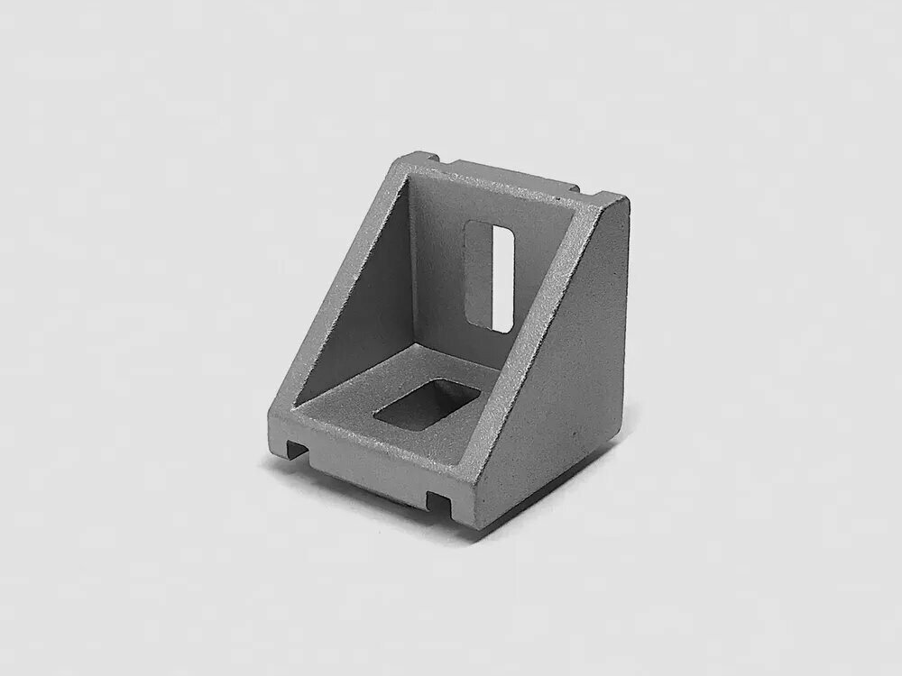 Угловой алюминиевый соединитель 40х40, паз 10, E42 / 2 шт / соберизавод