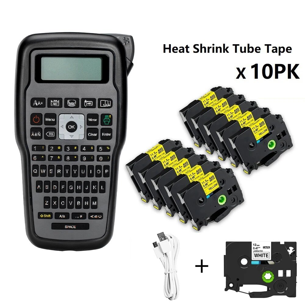 Портативный термопринтер MarkField E1000PRO GY Printer YL Tube