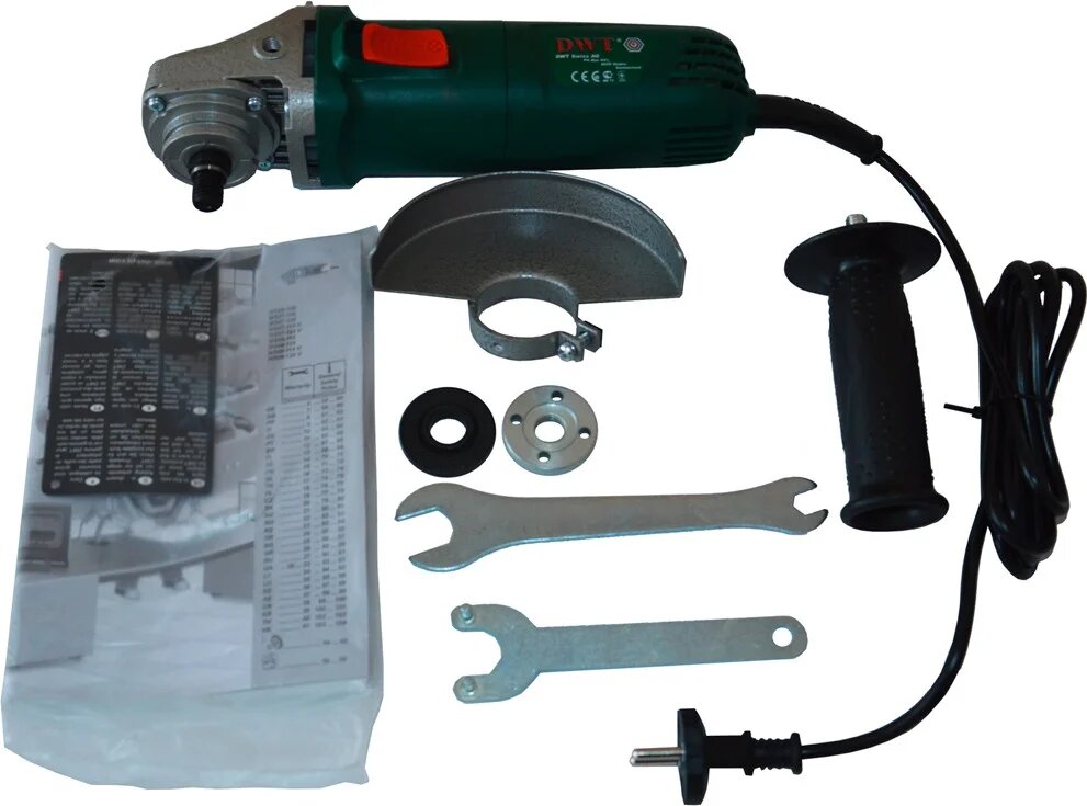 Угловая шлифмашина DWT WS08-125 V, диск 125 мм, 860 Вт, 11000 об/мин