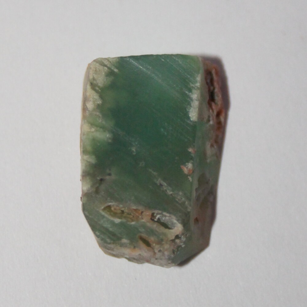 Хризопраз натуральный, коллекционный образец, Казахстан, "True Stones"