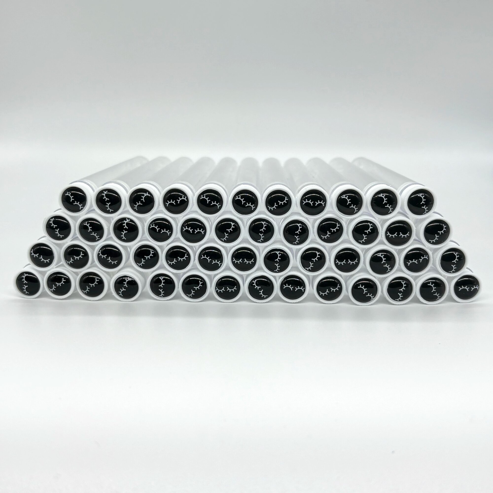 50 Шт. Одноразовые Кисточки Для Ресниц, Тюбики, Капсулы