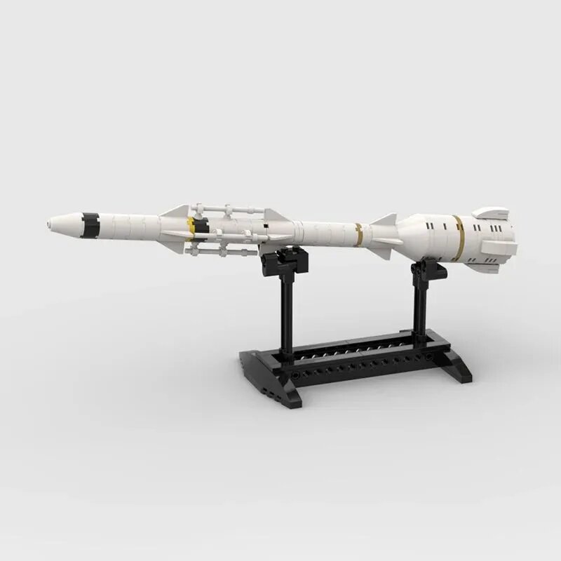MOC SM-6 Rocket модель ракеты DIY сборные строительные блоки Обучающие игрушки для мальчиков детские рождественские креативные подарки