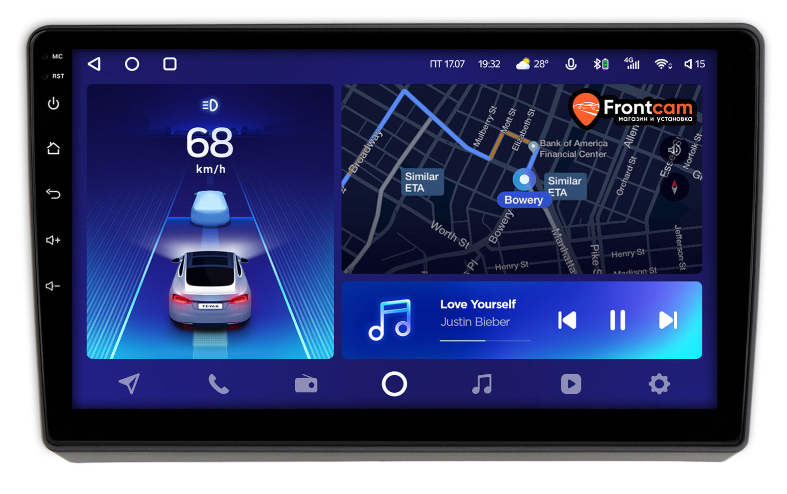 Штатная магнитола Teyes CC2 PLUS 4/64 10" RM-10-FR134T Ford Transit 2006-2013 (серая) Android 10 (4G-SIM, DSP, QLed)