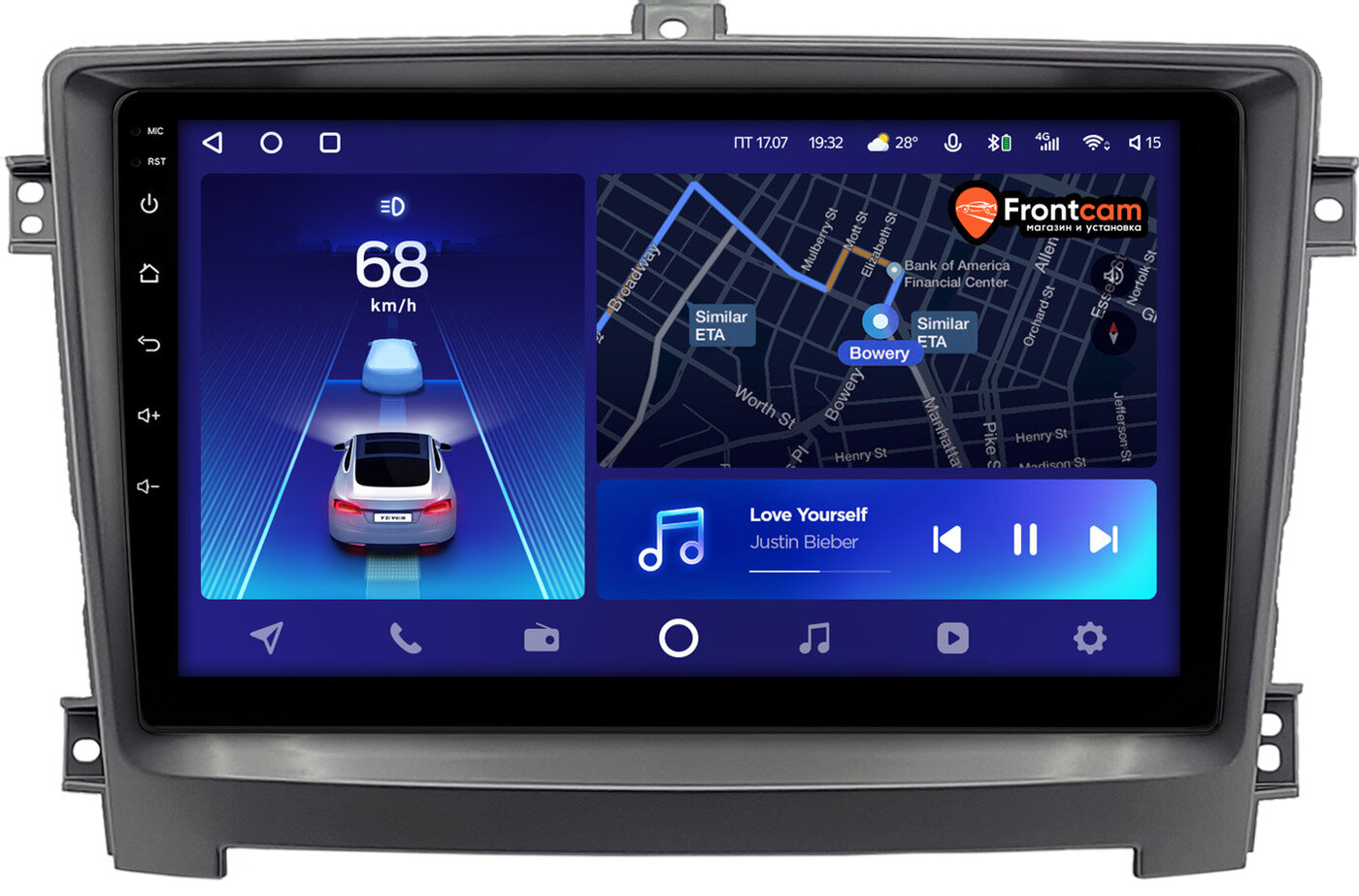 Штатная магнитола Hawtai Boliger 2011-2020 (серая) Teyes CC2 PLUS 6/128 10" RM-10-3002 Android 10 (4G-SIM, DSP, QLed)