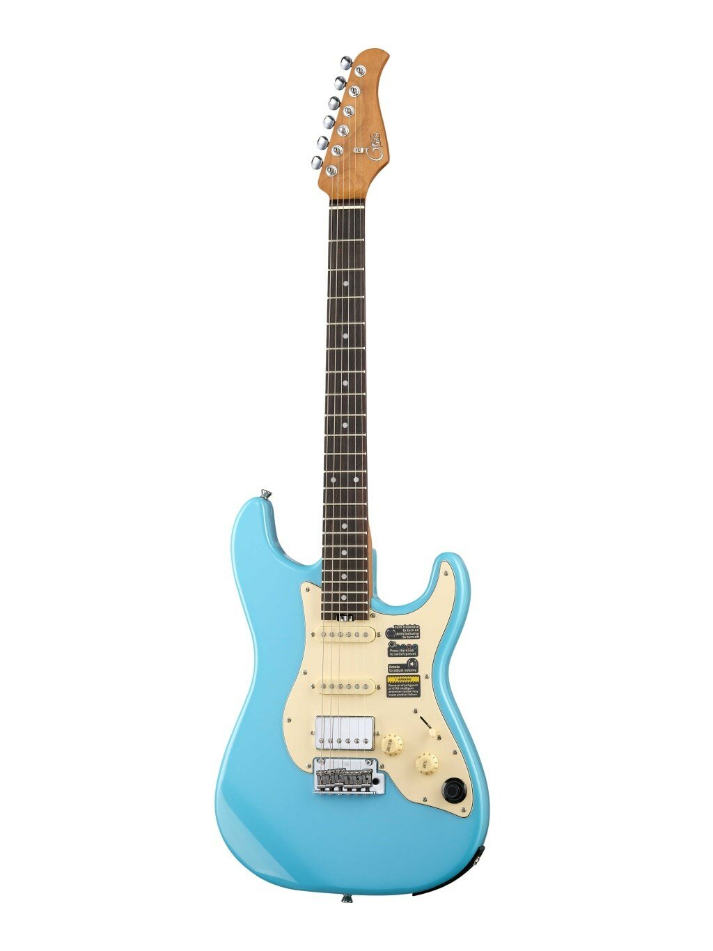 GTRS S800-Standard-800-BL Электрогитара с встроенным процессором, синяя