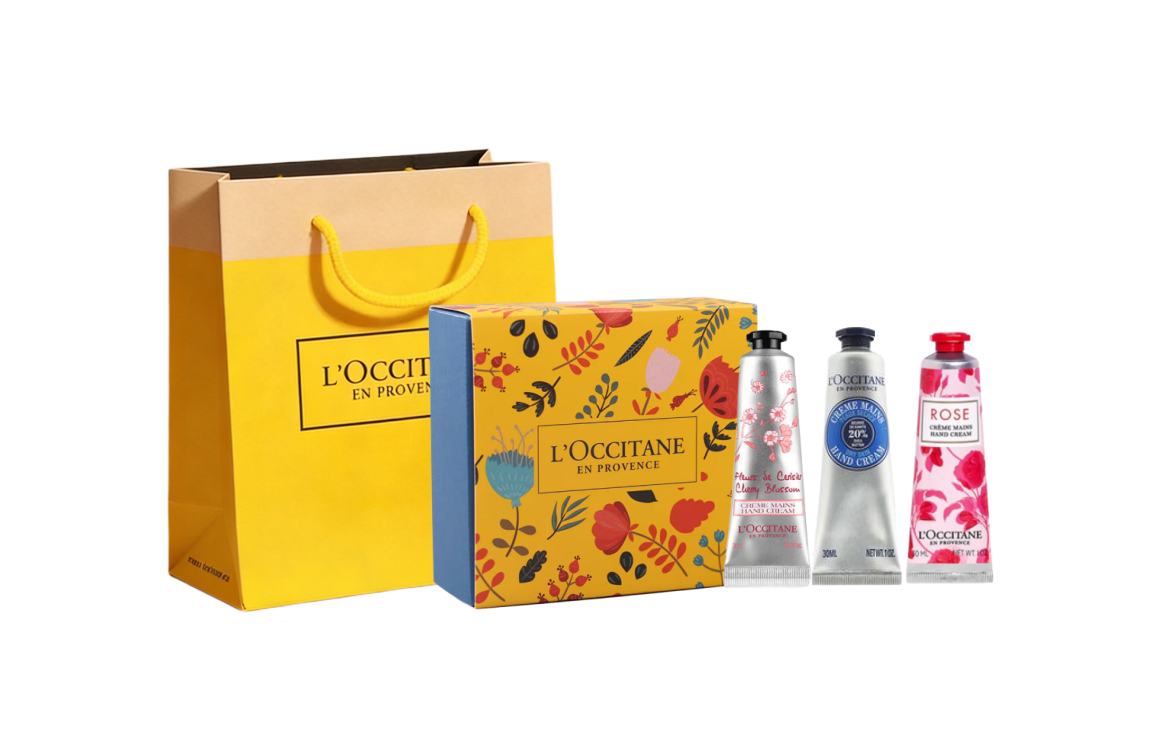 Набор кремов для рук унисекс LOCCITANE потпури, с ароматом потпури, подарок на Новый год и день рождения, 5702081