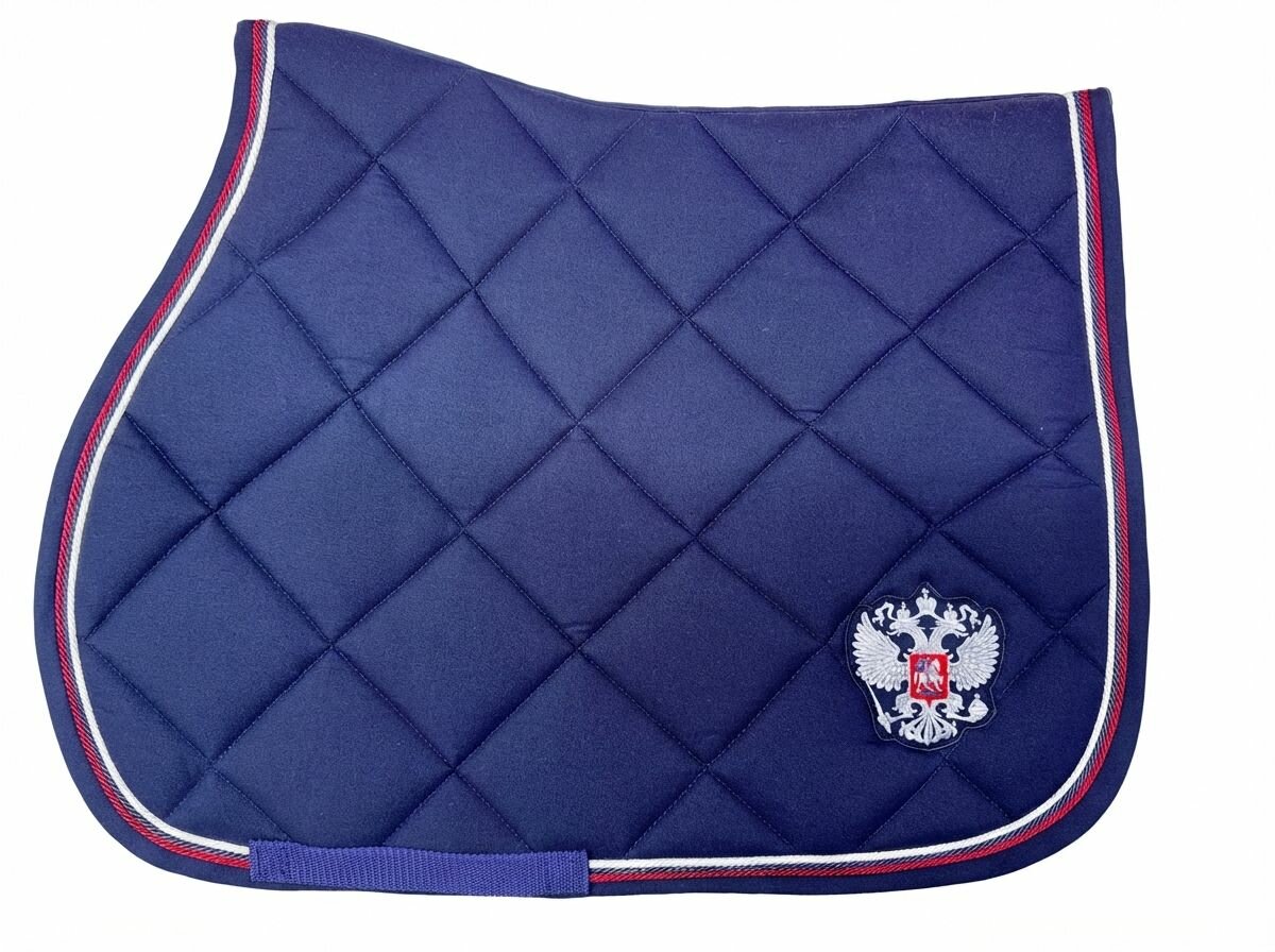 Вальтрап с гербом РФ конкурный для конного спорта Около Кони, цвет синий