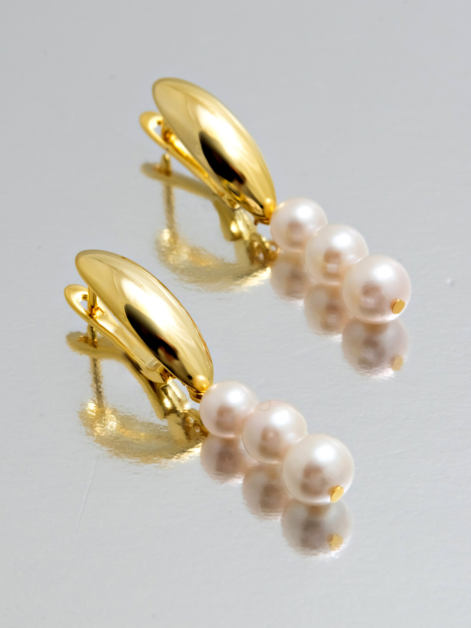 Серьги ЖемАрт, жемчуг культивированный