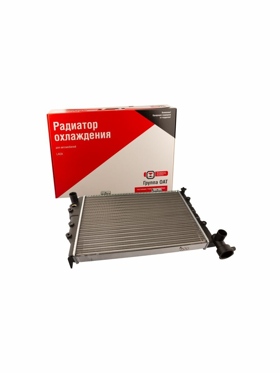Радиатор охлаждения ВАЗ 2107 карбюратор, ВАЗ 2105, 2104, LADA (ДААЗ) 21070130101290 / 2107-1301012