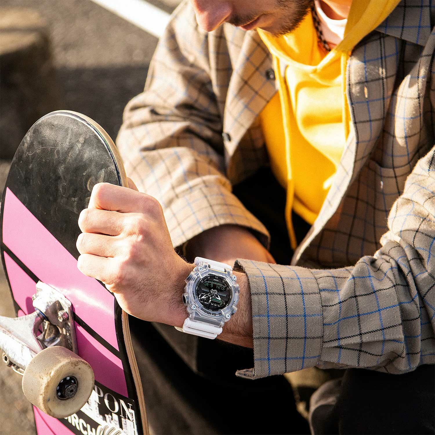 Наручные часы CASIO G-Shock, прозрачный — фото 1