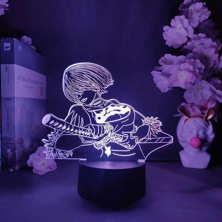 Nierr Figure Lighting RGB лампа 7 цветов Black Lamp Base, 7 color no remote