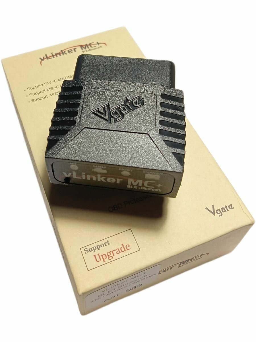 VLinker MC+ (BLE+Bluetooth 4.0) / Vgate / iOS Android Windows (Оригинал) — фото 1