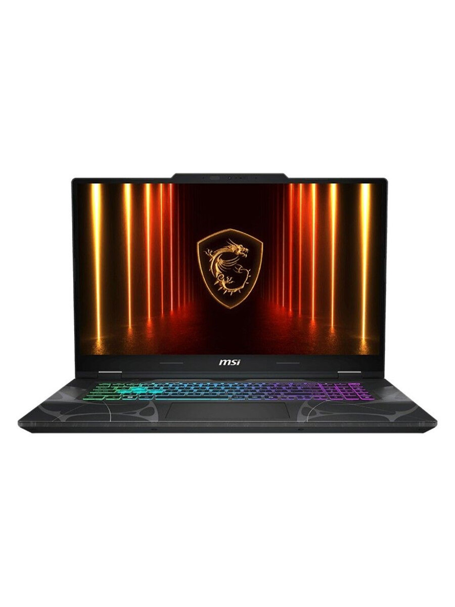 MSI Cyborg 17 B2RWFKG-284XRU Игровой ноутбук 17.30", Intel Core 5 210H, RAM 16 ГБ, SSD 1024 ГБ, NVIDIA GeForce RTX 5060 для ноутбуков (8 Гб), Без системы, (9S7-17U332-284)