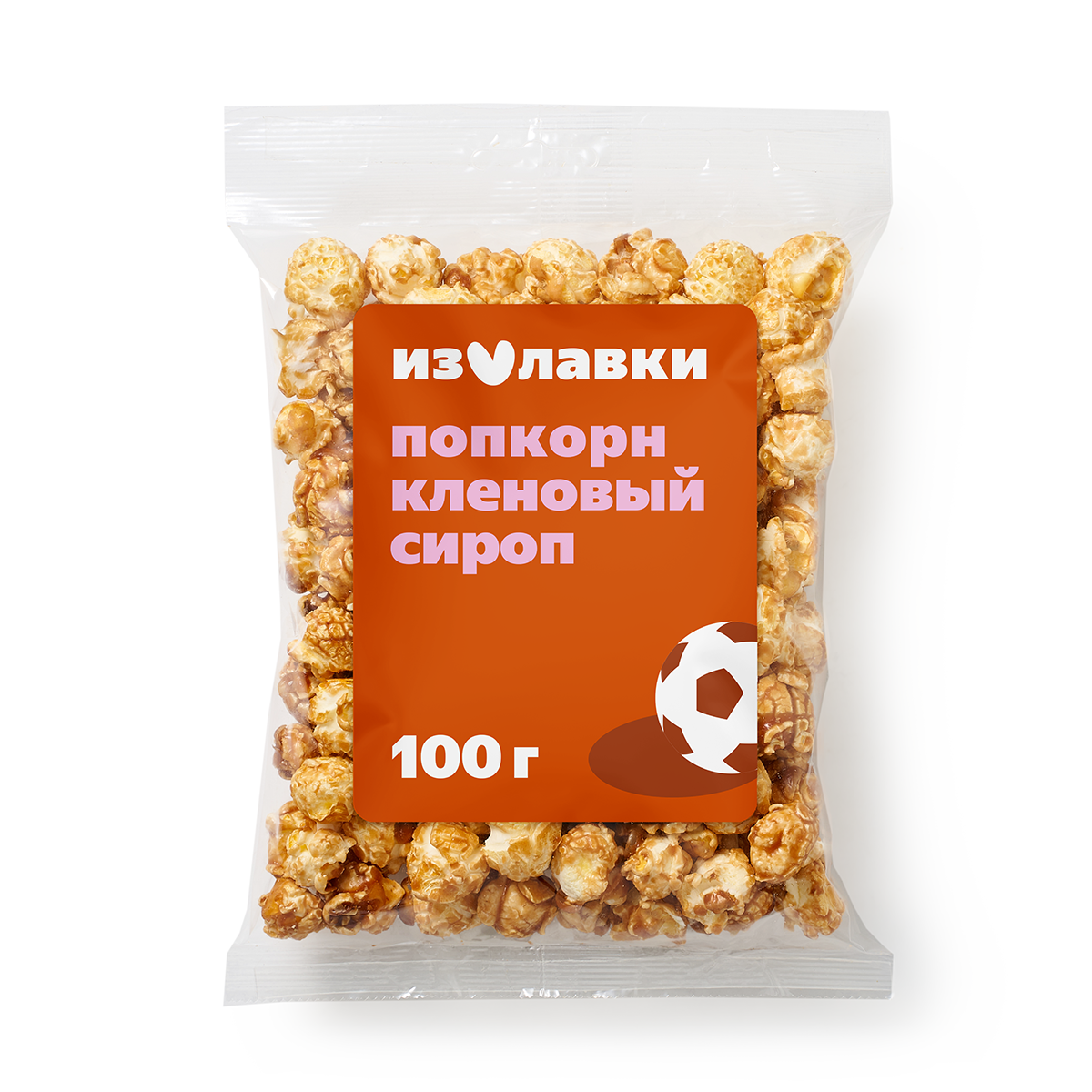 Попкорн сладкий «Из Лавки» карамель со вкусом кленового сиропа