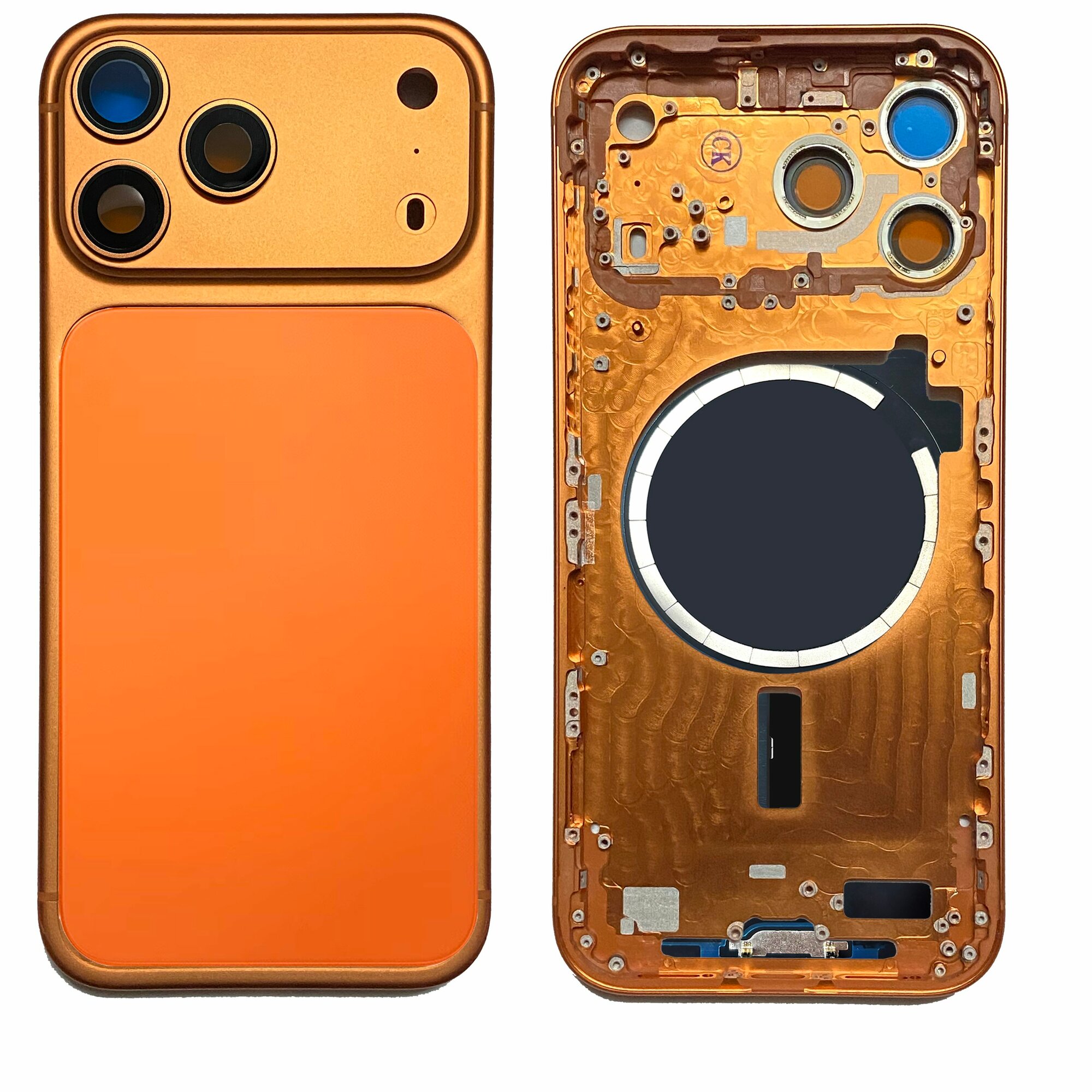 Набор для самостоятельного ремонта задней крышки корпуса для iPhone 17 Pro с инструментами-фиолетовый