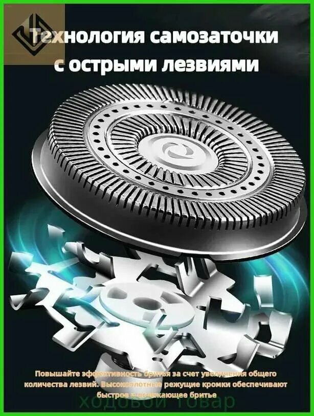 Электробритва 便携式迷你剃须刀LED电量显示小钢炮刮胡刀充电款刮胡刀胡须刀-8d514bd46a2b, темно-серый — фото 1