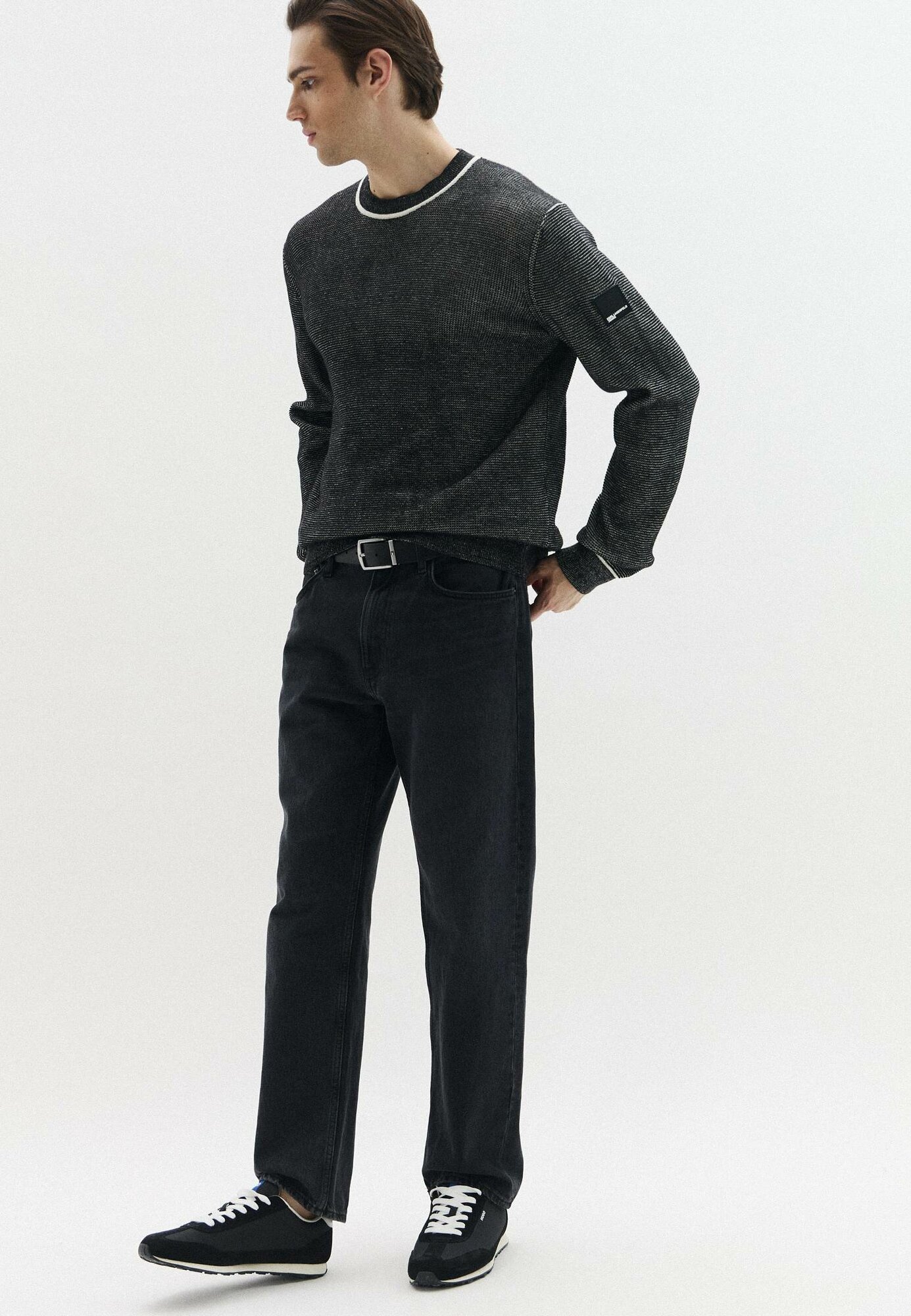 Толстовка KARL LAGERFELD JEANS, размер M, , черный — фото 1