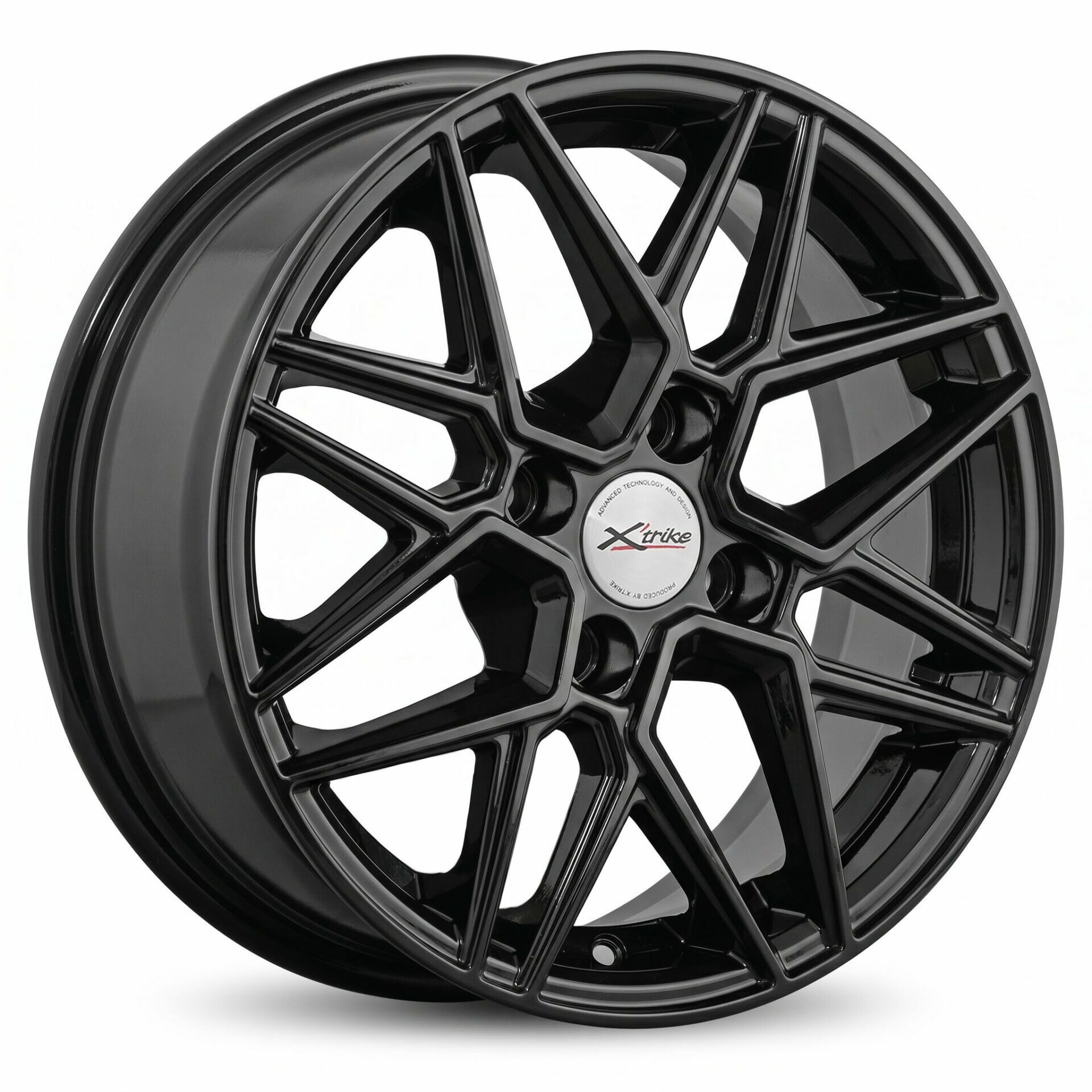 Литой колесный диск Xtrike X-147 5,5R14 4*98 ET35 d58,6 Черный