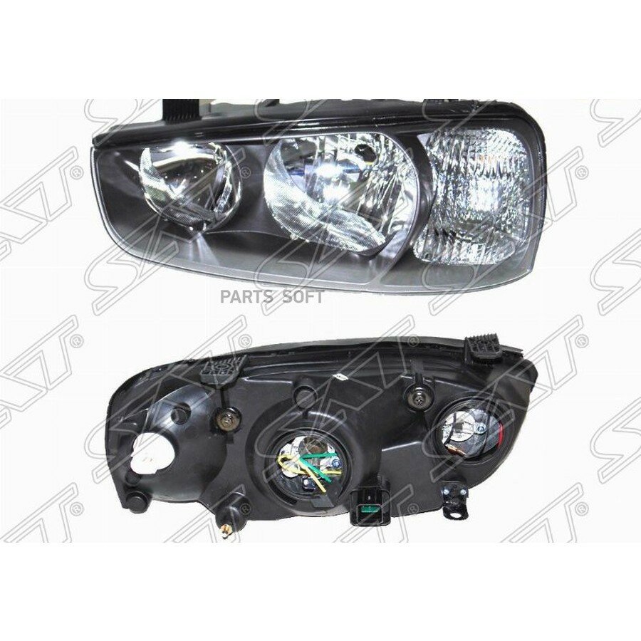 Фара HYUNDAI Elantra (00-) левая SAT от официального дистрибьютора, SAT, артикул ST2211126BLLDE2