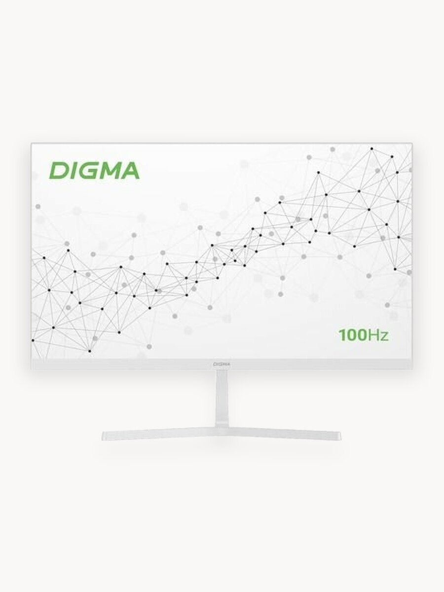 27" Монитор Digma Progress 27P502F, 1920x1080, IPS, 100Гц, 1хHDMI, 1хDP, белый [dm27sb09]