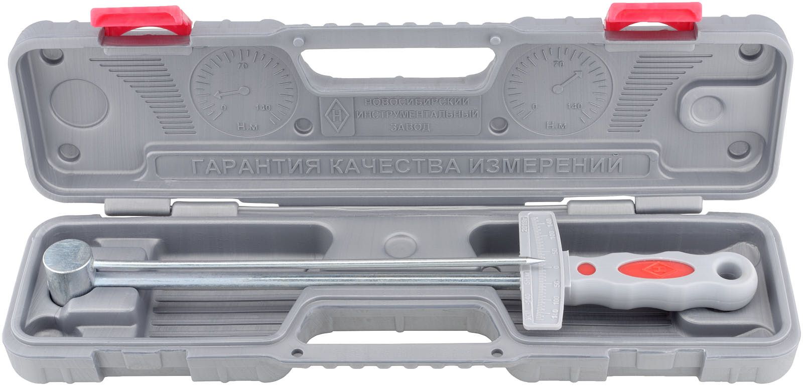 Ключ динамометрический шкальный 1/2"(30-140 Нм) (КМ-140, пластик/футляр) НИЗ