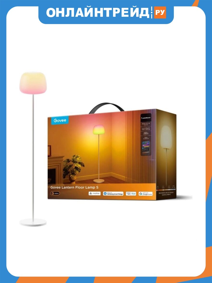 Умный напольный торшер Govee RGBICW T-Style Floor Lamp, R1630C01