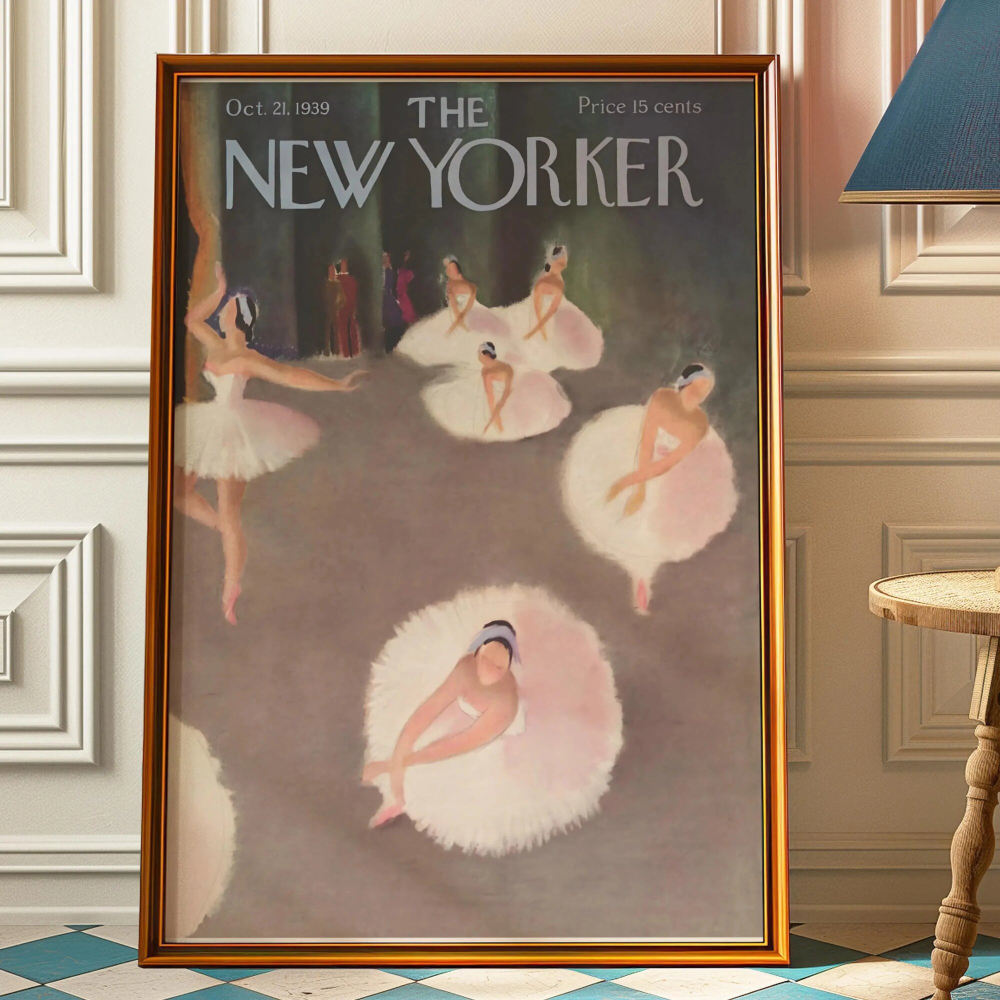Постер The New Yorker, балерины, 30x40см, PF57694