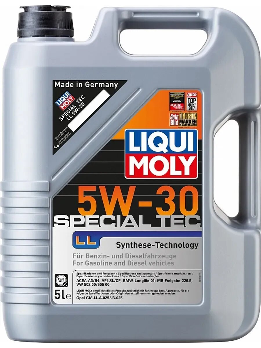 LIQUI MOLY Special Tec LL (Leichtlauf Special LL) 5W-30 5L