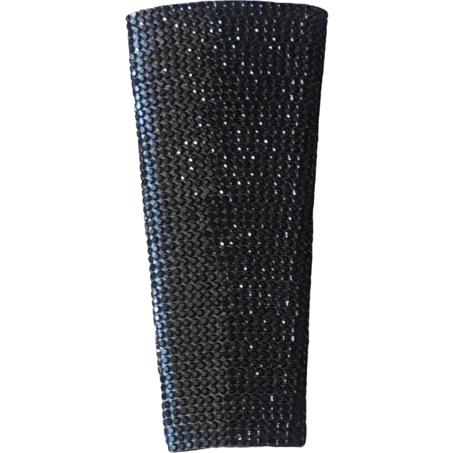 Чехол для микрофона со стразами, 11.48x3.5x2.4 см, конус, черный кристалл, ветрозащита для Shure, певцы и дикторы