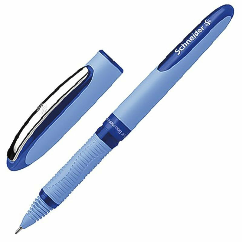 Роллер Schneider One Hybrid N 0,7мм игольчатый пишущий узел, синяя 183503, 1804491