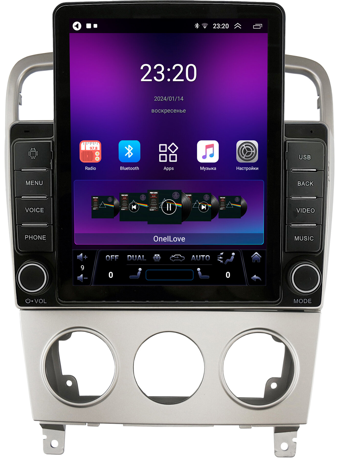 Штатная магнитола Subaru Forester 2 2002-2008 Canbox GTR095-9-524 на Android 10 (QLed, 4/64, DSP, CarPlay)