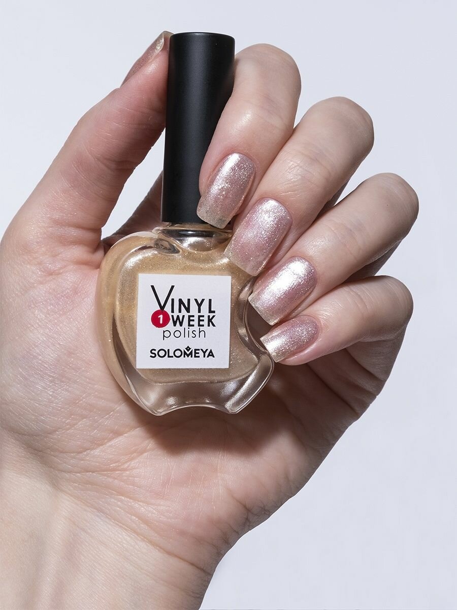 Solomeya Недельный лак One Week Vinyl Polish Sparkling 40, 13 мл.
