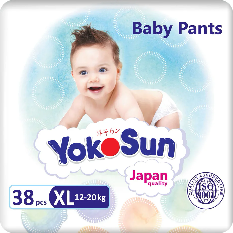 Подгузники-трусики детские YOKOSUN Comfort XL 11+кг, 38шт